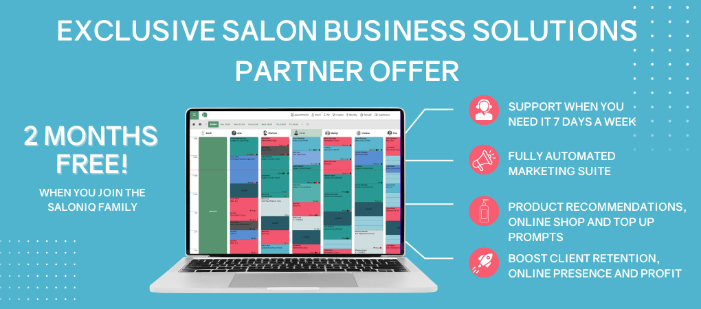 SalonIQ - Proud to Partner with Salon Business Solutions